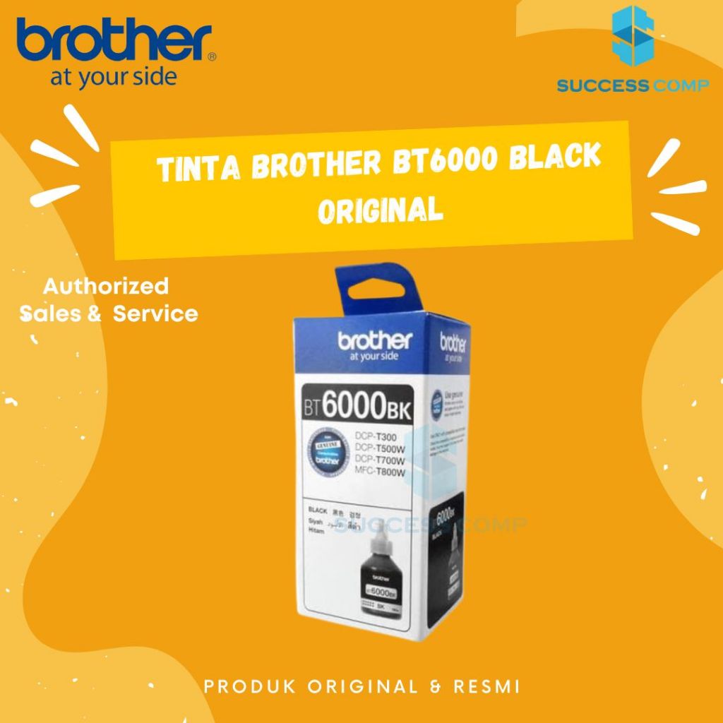 Jual Tinta Brother BT 6000 BK BT6000 BK Original Black | Shopee Indonesia