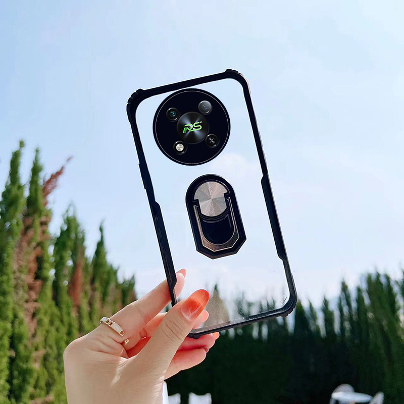 Jual Case Itel RS4 XUNDD i-Ring Standing Transparan CLEAR Armor Fuze Bening | Shopee Indonesia