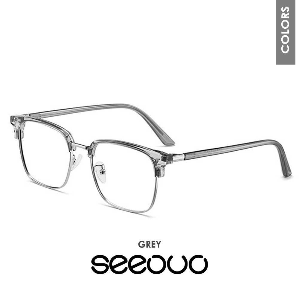 Jual Seeouo Kacamata Antiradiasi Blueray Model Kotak Bahan Metal+TR Ringan Fashionable Style ...