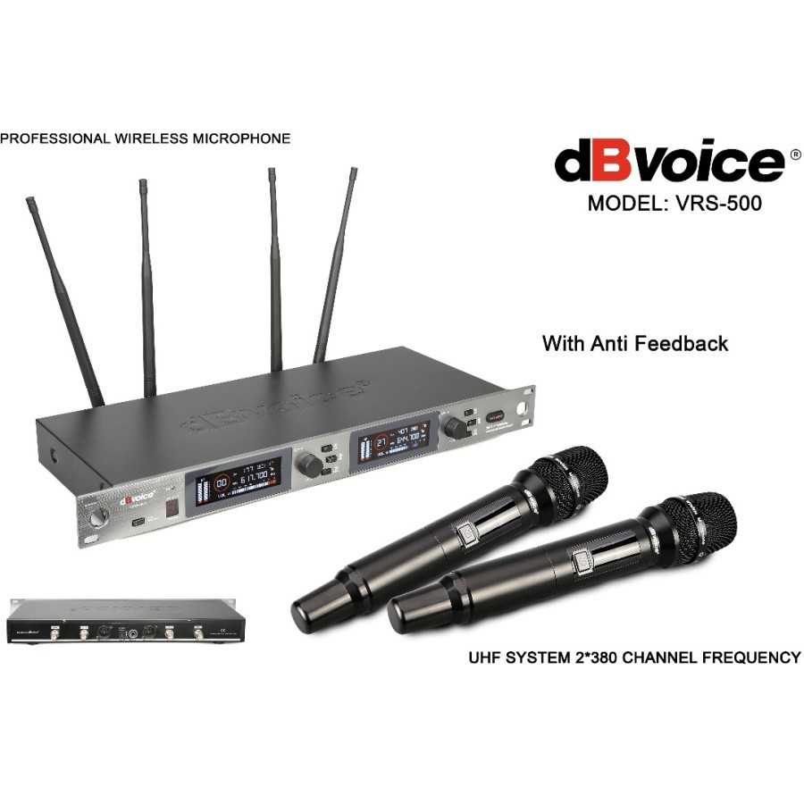Jual Mic Wireless dB Voice VRS 500 Original dBvoice VRS500 Anti ...