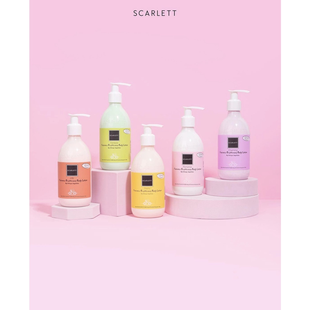 Jual SCARLETT WHITENING HAND BODY LOTION 300ml | Shopee Indonesia