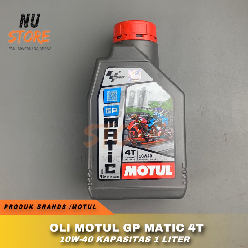Jual Oli Motor Motul GP MATIC 4T 10W40 1L Oli Mesin Matic 1 Liter | Shopee Indonesia