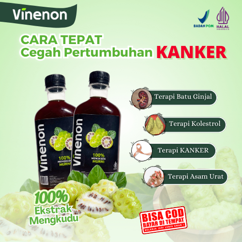 Jual Tuntaskan KANKER dengan Ekstrak Buah Mengkudu VINENON Original ...