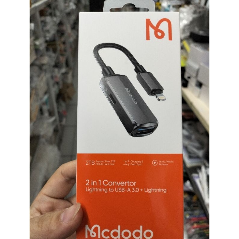 Jual MCDODO CA-2690 Converter 2 in 1 Lightning to USB 3.0 OTG Adapter ...