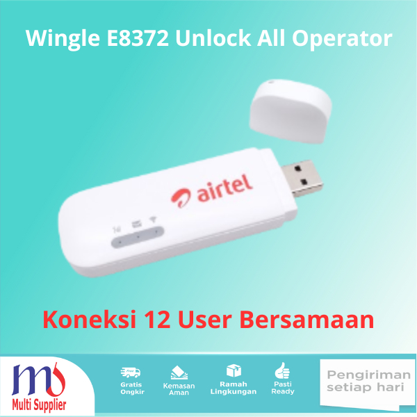 Jual Modem Wifi 4G LTE E8372 Wingle Unlock All Operator | Shopee Indonesia
