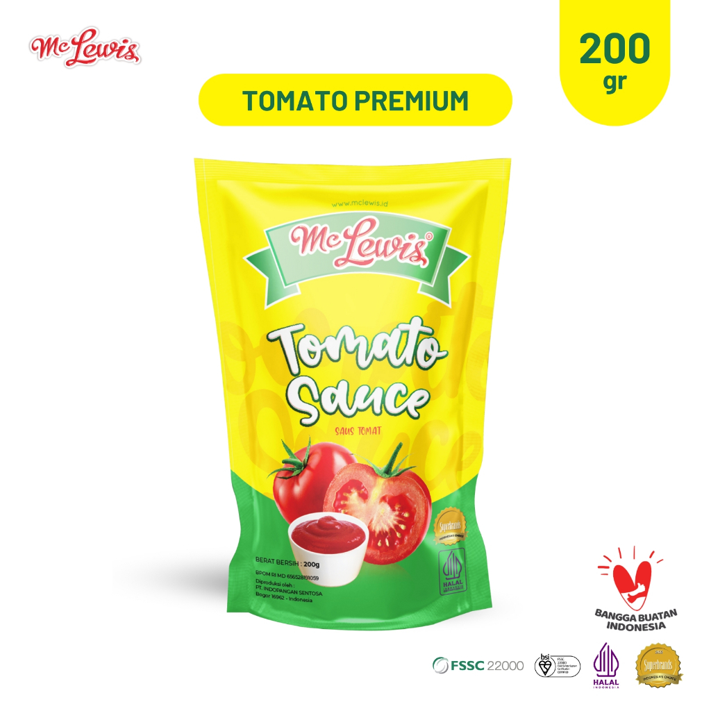 Jual Mc Lewis Tomato Sauce Premium 200gr | Shopee Indonesia
