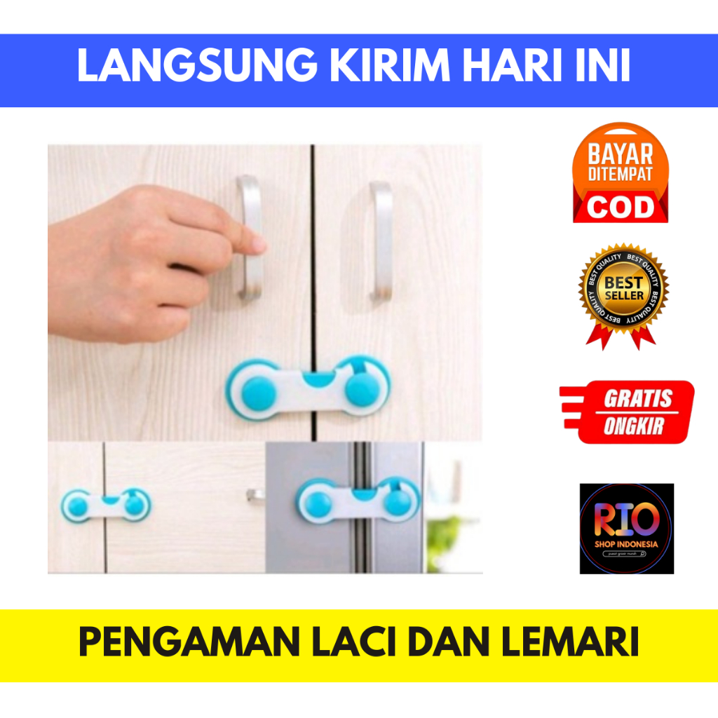 Jual Pengaman Laci Lemari Pintu Perabotan/PENGAMAN LACI DAN LEMARI BAYI ...