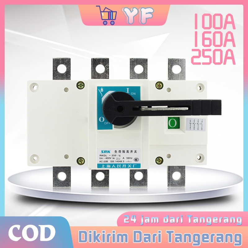 Jual Change Over Switch 4P 100A/160A/250A Beban Tegangan Rendah | Shopee Indonesia