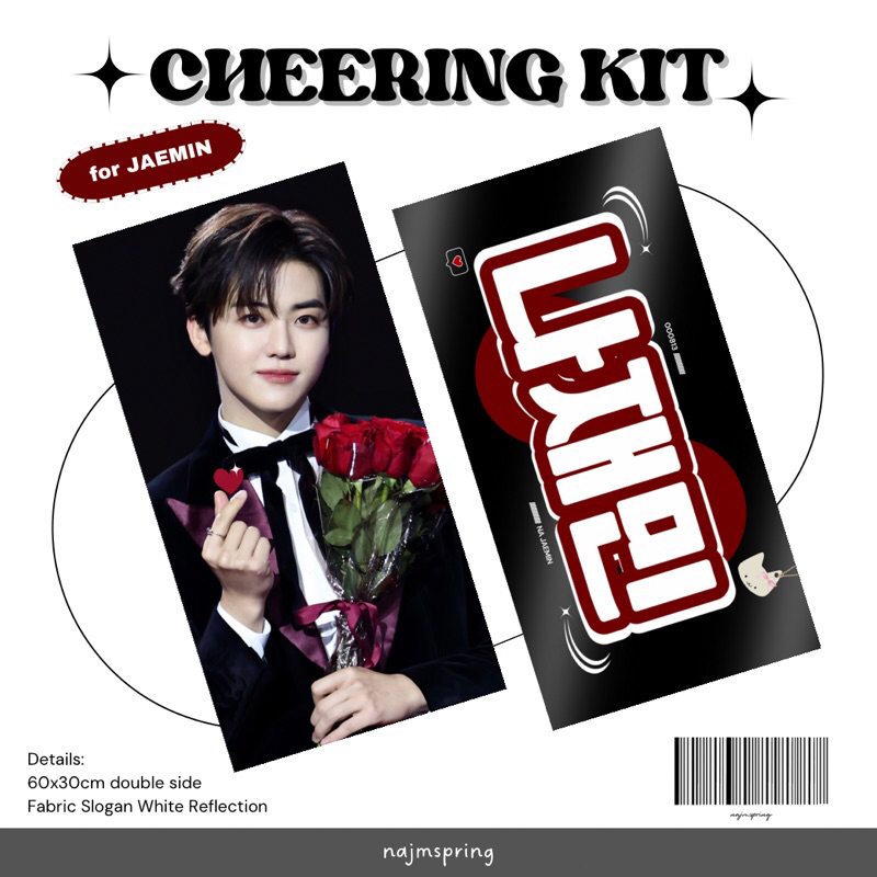 Jual [PRE-ORDER] CUSTOM CHEERING KIT SLOGAN NCT K-POP 60x30cm | Shopee ...