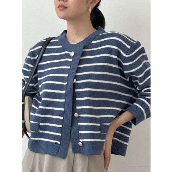 Jual Cheesy Cardy Stripe Kinara Kardigan Jisso Cardigan Kancing Knit ...