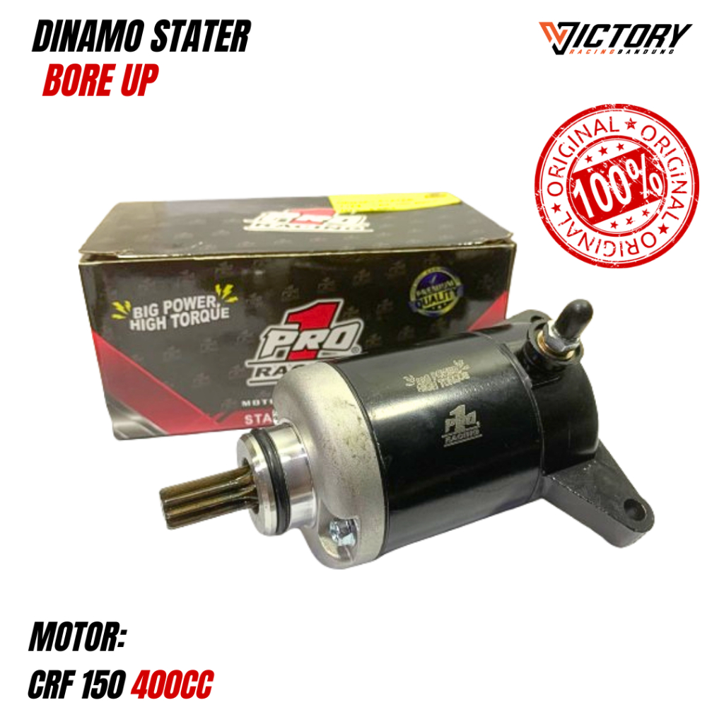 Jual DINAMO STATER CRF 150 BORE UP PRO 1 RACING ORIGINAAL UP T0 400CC | Shopee Indonesia