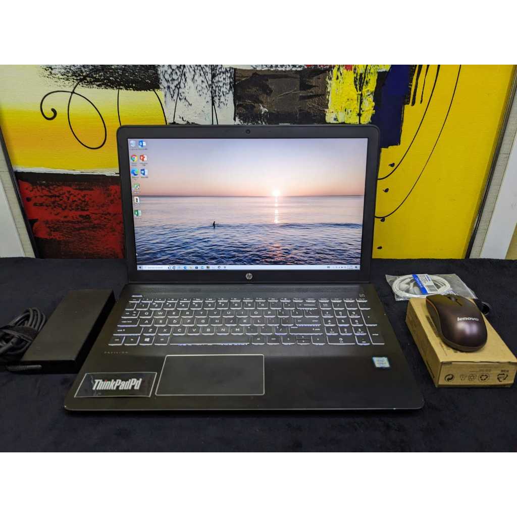 Jual Laptop Gaming Desain HP Pavilion 15 Core i7 7700HQ GTX 1050 Murah ...