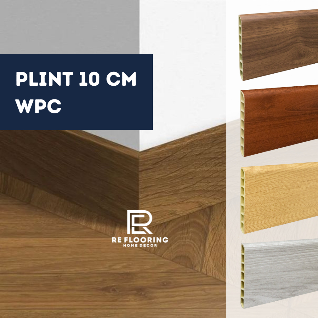 Jual Plint 10 Cm WPC - List Flooring / Skirting Lantai Vinyl SPC | Shopee Indonesia