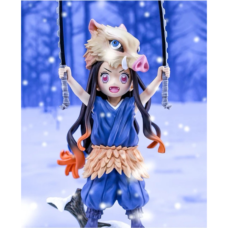Jual Nezuko boar mask inosuke chibi version demon slayer kimetsu no ...