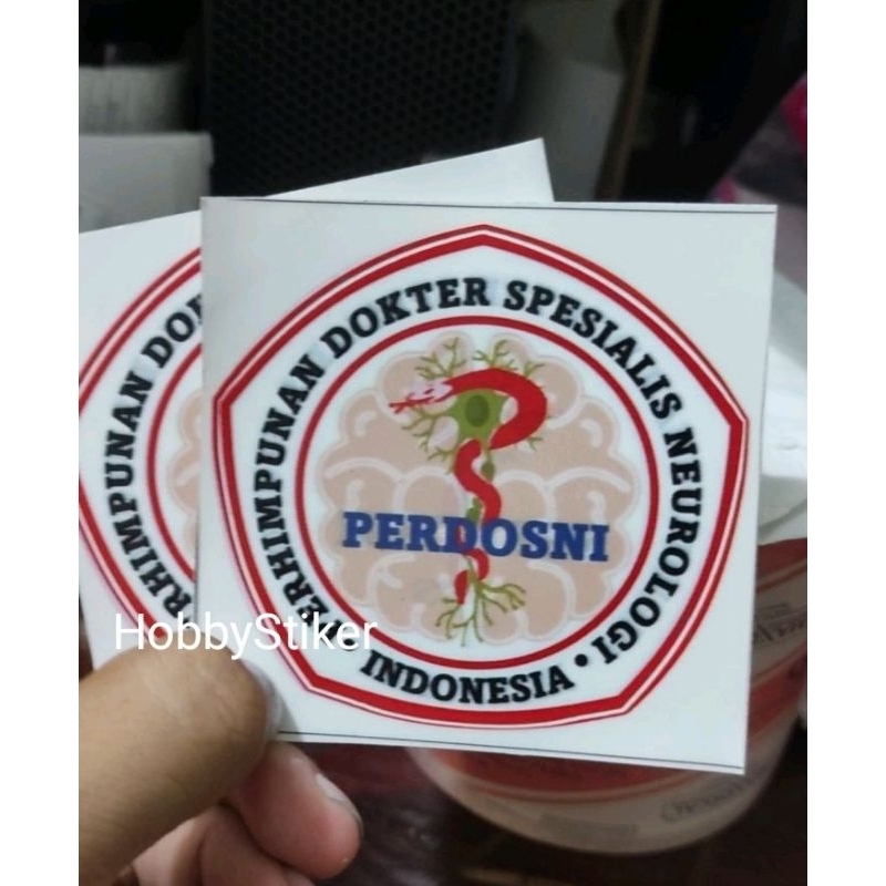 Jual Stiker PERDOSNI tempel dalam kaca 2sisi untuk mobil klinik rs ...