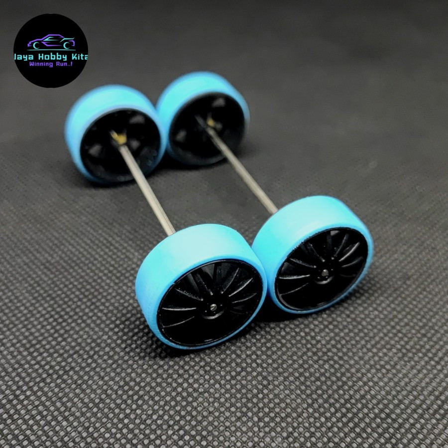 Jual Tamiya Ban Bubut STO Velg Fin Dish Ban Hard Biru TMAC Original ...