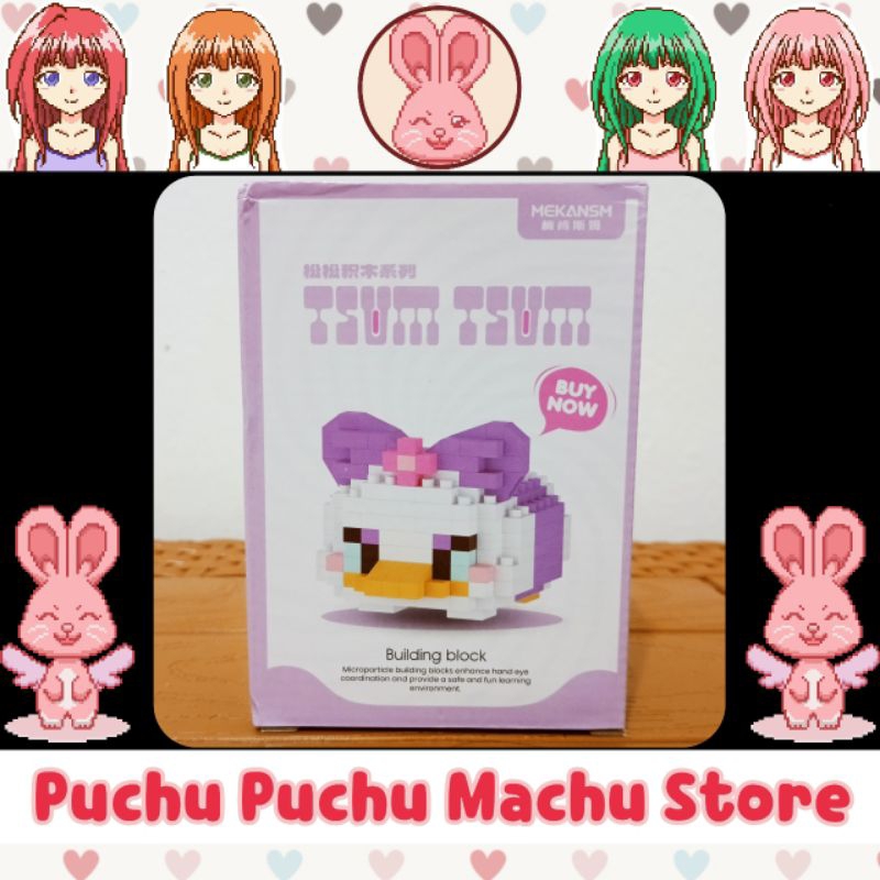 Jual Mainan Balok TSUM TSUM Imut DAISY DUCK Mekansm Building Block Nano ...
