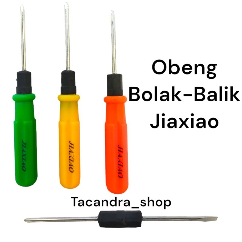 Jual Obeng Warna Bolak-Balik Plus dan Minus / Obeng Warna Kecil 2 IN 1 ...