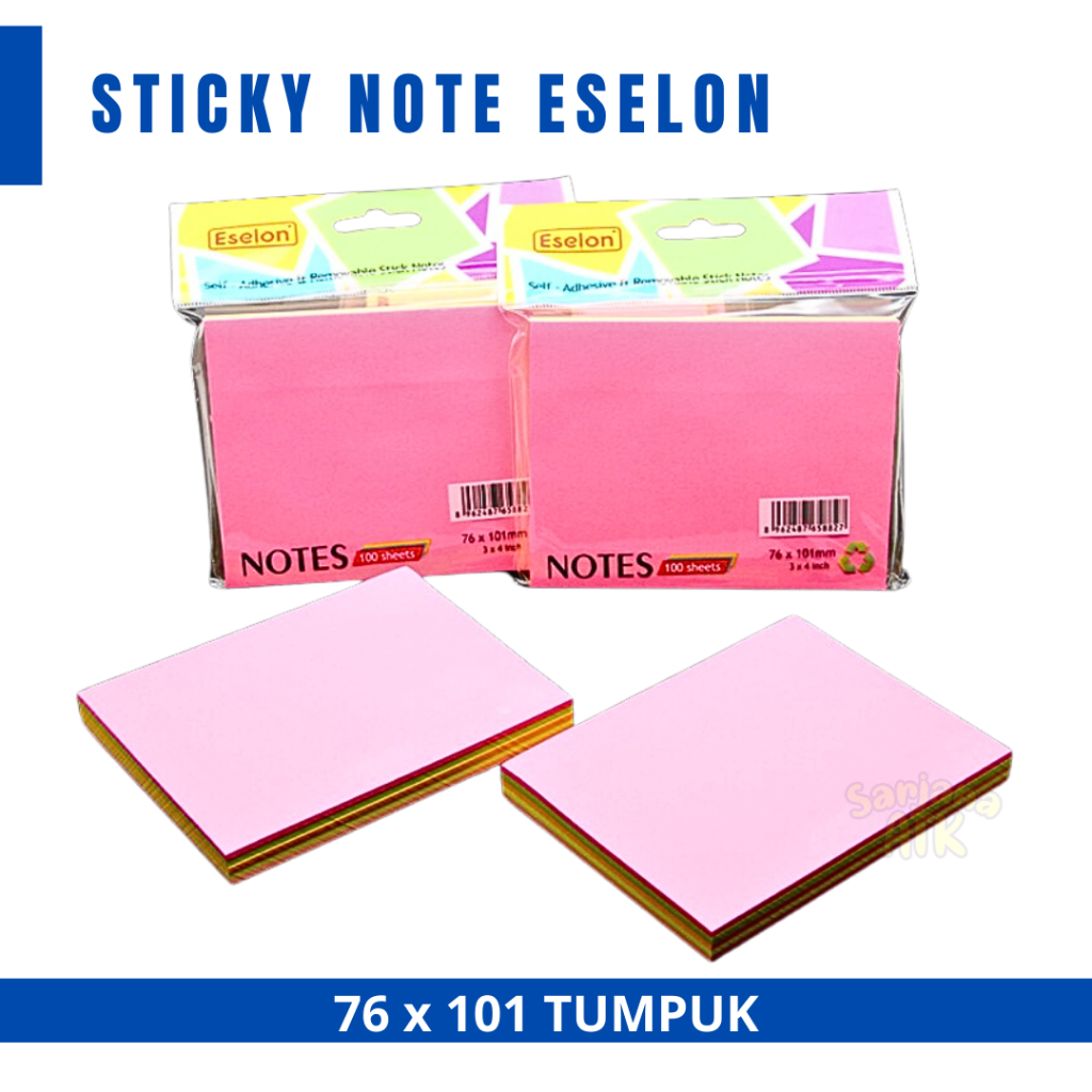 Jual Sticky Note / Memo Stik 76x101mm Tumpuk | Shopee Indonesia