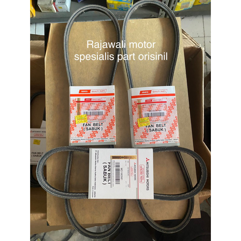 Jual TALI KIPAS / FAN BELT SET L300 DIESEL,AMPER MD303478A(2pcs)DAN P/S MD180581(1pcs) | Shopee ...