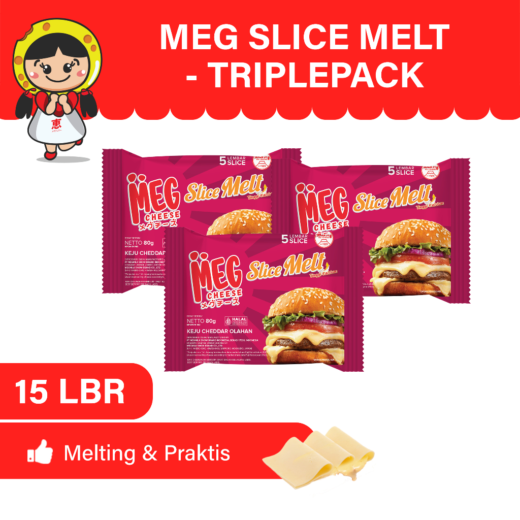 Jual MEG Slice Melt 5 slices - 3pcs | Shopee Indonesia