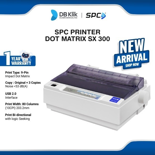 Jual Printer SPC SX 300 Dot Matrix 9 Pin | Shopee Indonesia