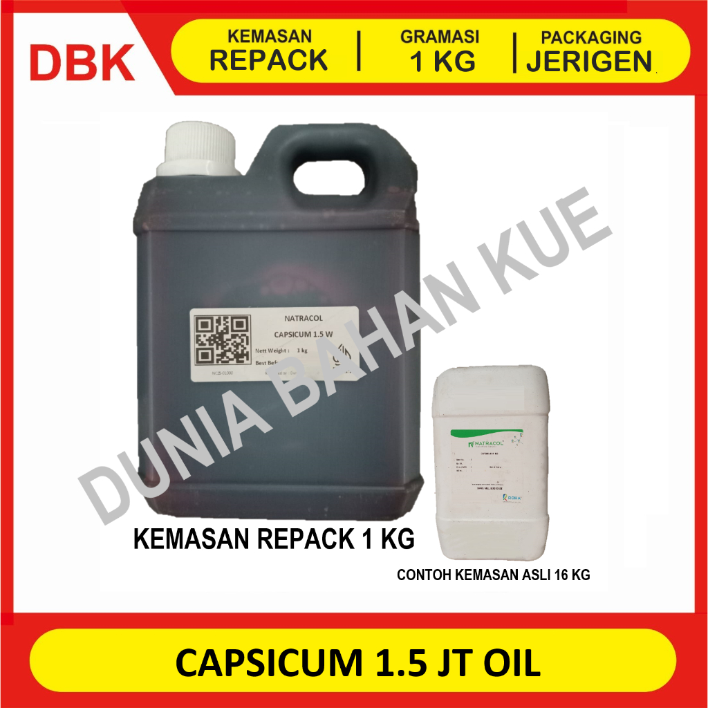 Jual Capsicum Oleresin - ekstrak cabai / cabe 1.5 jt SHU Oil Soluble ...