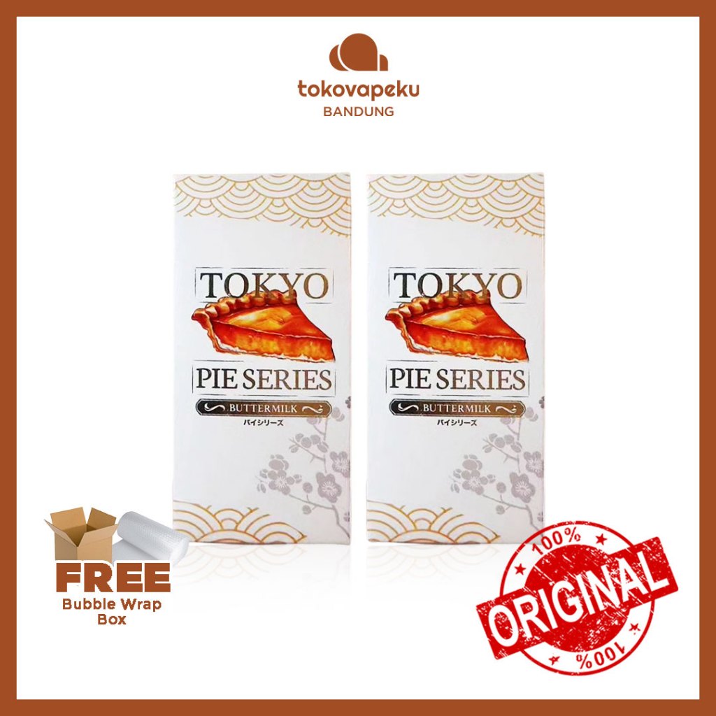 Jual TOKYO PIE SERIES BUTTERMILK TOYKO PIE 60ML ORIGINAL by VAPE ZOO ...