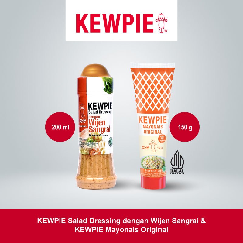 Jual KEWPIE Bundling no 1 (KEWPIE Salad Dressing Saus Siram Dengan ...