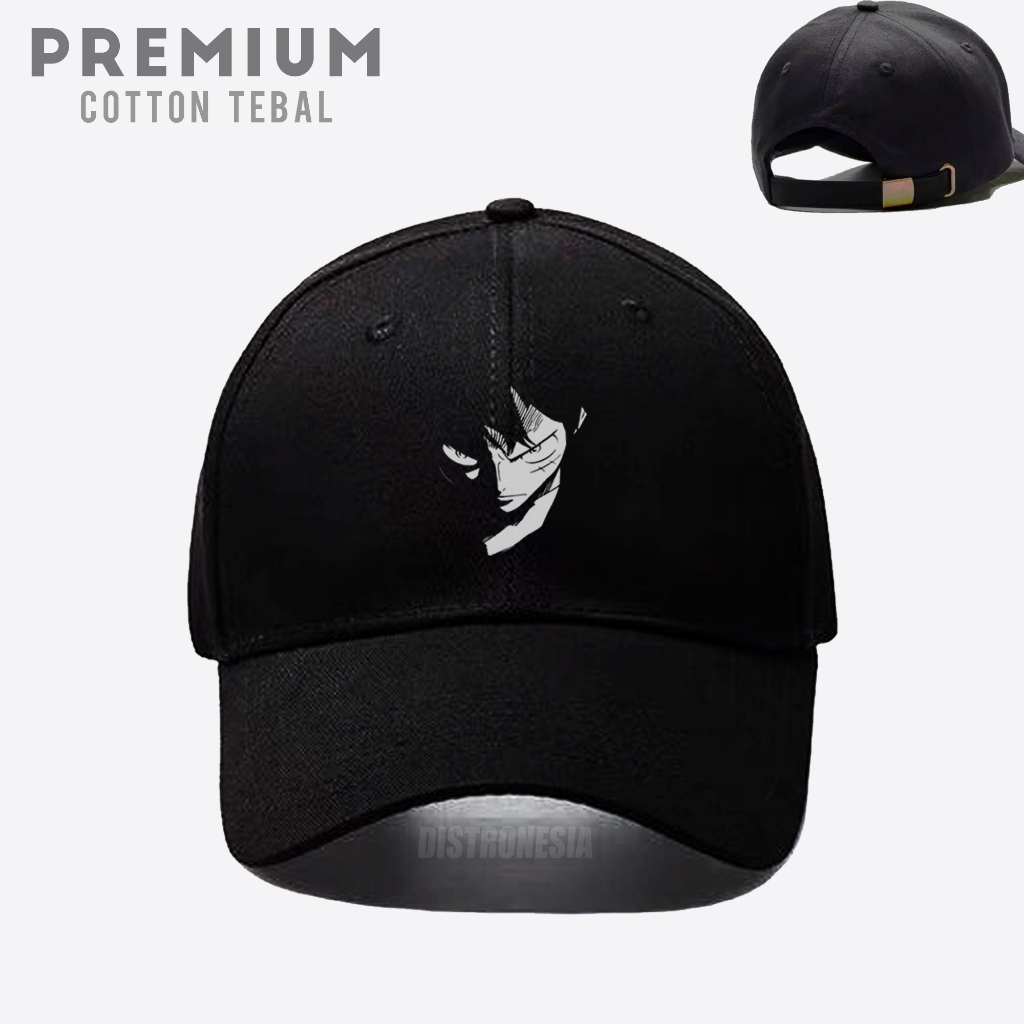 Jual Topi Monkey D Luffy Siluet One Piece Premium Cotton | Shopee Indonesia