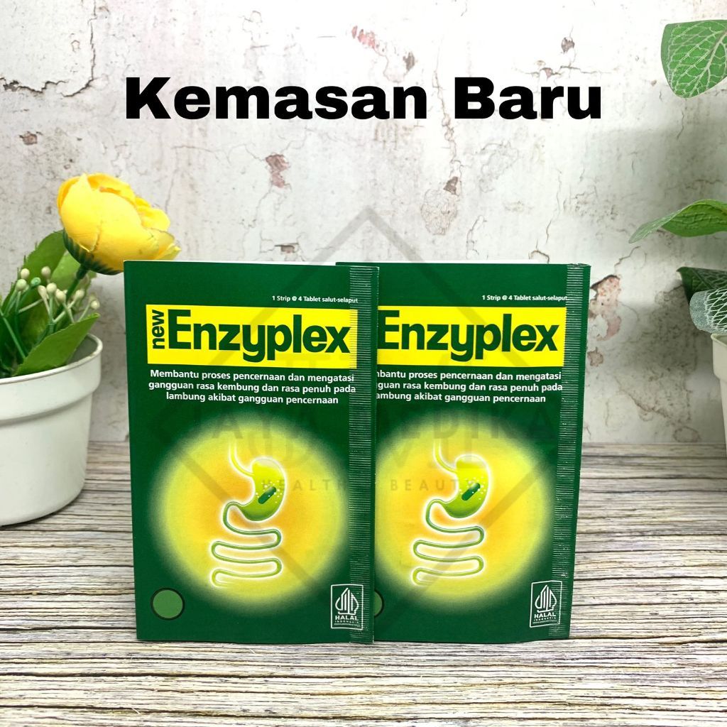Jual New Enzyplex Strip Isi 4 Tablet | Shopee Indonesia
