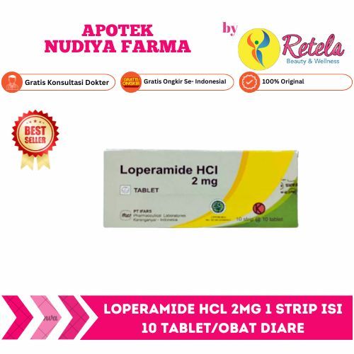 Jual Loperamide HCL 2Mg 1 Strip isi 10 Tablet/Obat Diare | Shopee Indonesia