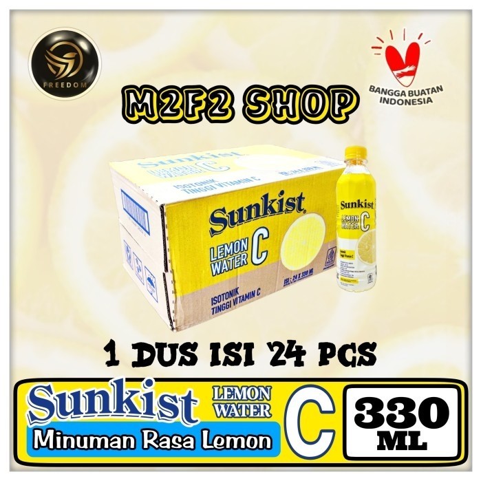 Jual SUNKIST Lemon Water C Isotonik Botol Pet - 330 ml (Kemasan Karton ...