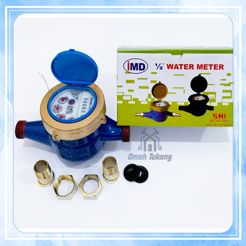 Jual Meteran Air Body Besi 1/2” IMD / Meteran Air 1/2” inch PDAM PAM / Meteran Air | Shopee ...