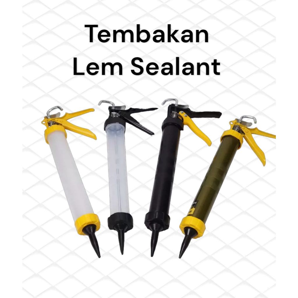 Jual Silicon Gun Sealant Sosis dan Botol TEMBAKAN LEM KACA - SILIKON ...
