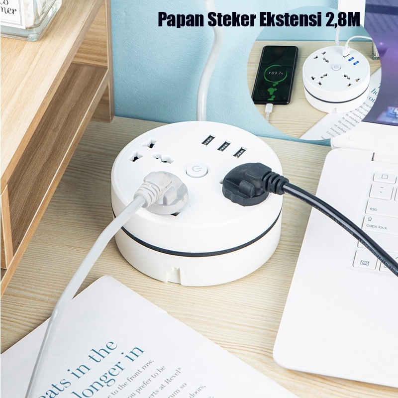 Jual Soket Steker USB Blok Terminal Standar Eropa USB Smart Power Strip ...