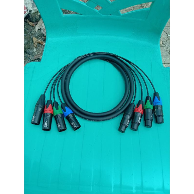 Jual KABEL SNAKE 4ch kabel merek SPL audio csa-04 jack canon TUM ...