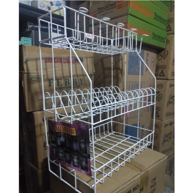 Jual Rak Piring Susun 3 , rak gelas, RPL03 | Shopee Indonesia