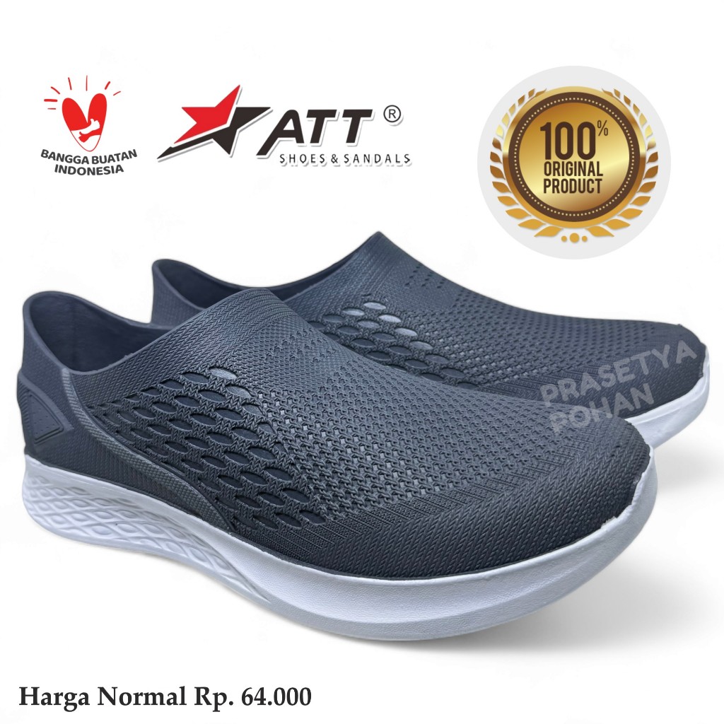 Jual Sepatu Karet Pria ATT Original - Sepatu Kerja Pria Tahan Air ...