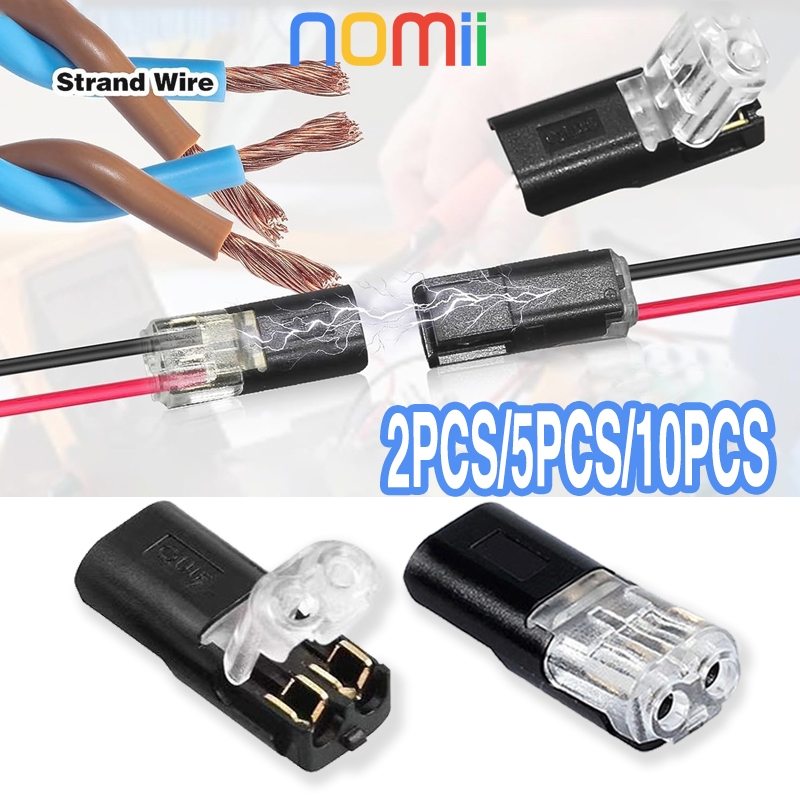 Jual 10pcs Konektor Kabel Listrik 2 Pin Pluggable Untuk Kabel Kawat ...