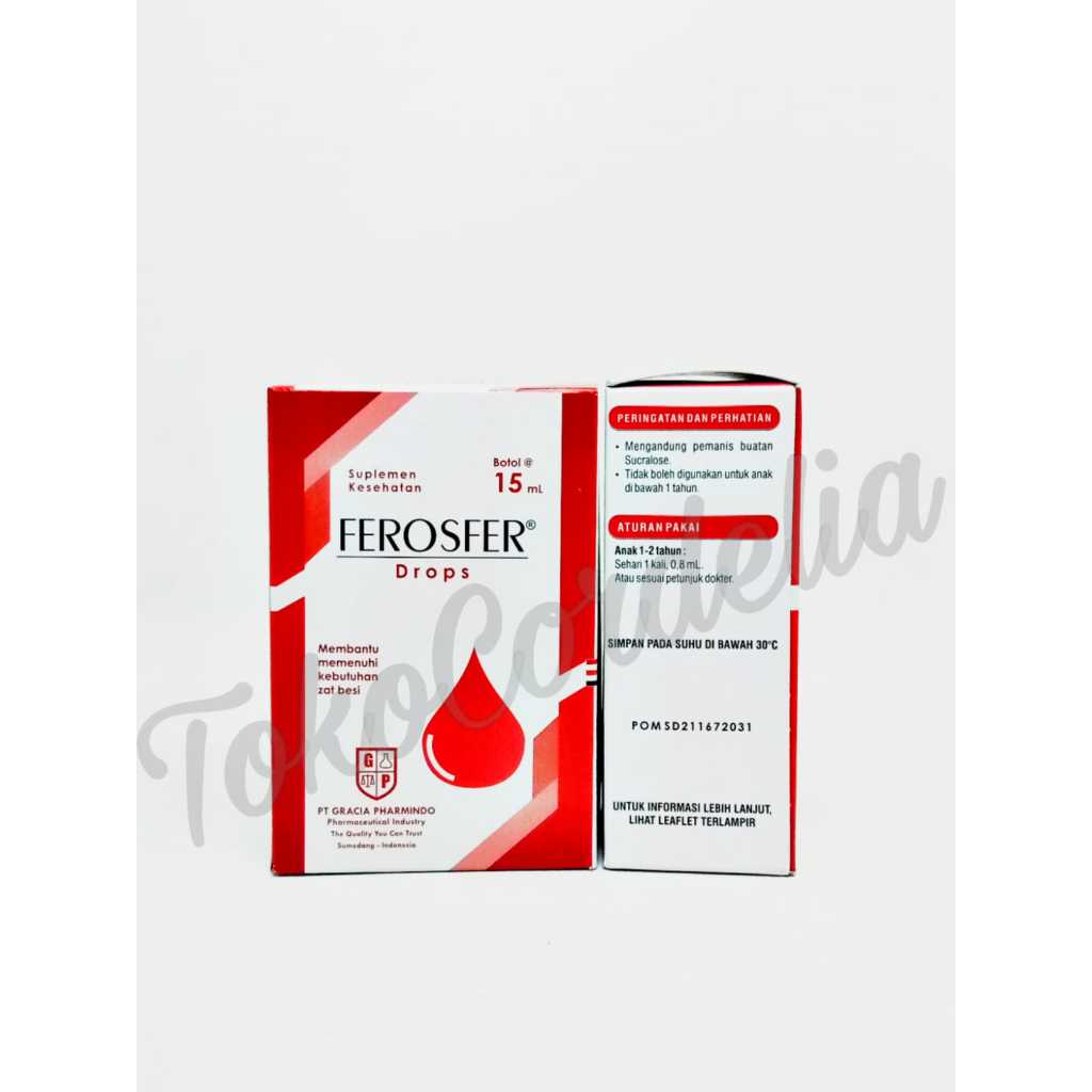 Jual Ferosfer Drop 15 ml - Suplement Zat Besi Anak | Shopee Indonesia