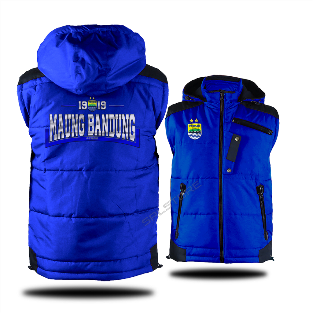 Jual Rompi Persib Maung Bandung Anti Angin semi Waterproof Tebal Lapis ...