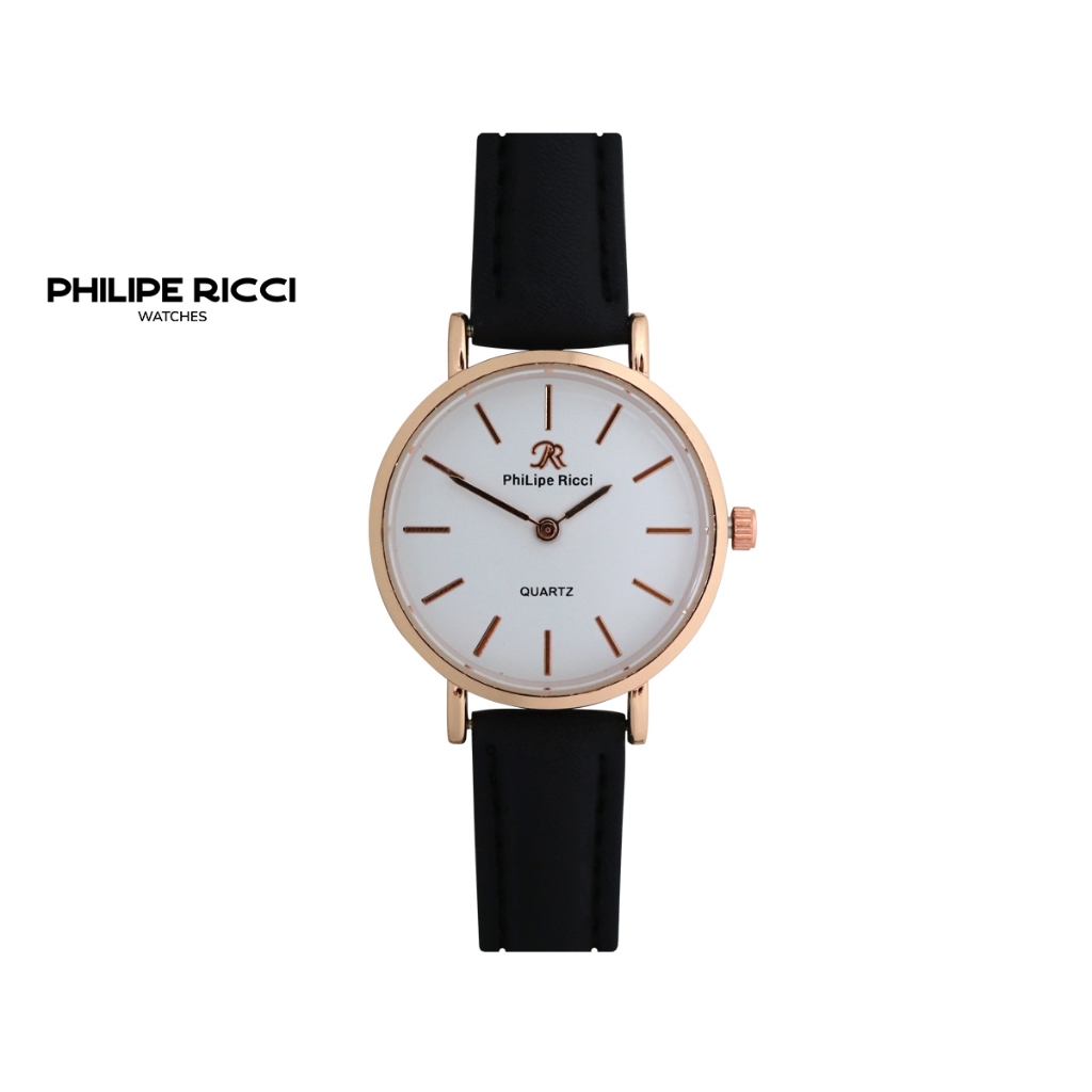 Jual PhiLipe Ricci Jam Tangan Wanita Tipis 100% Original Kulit Kecil ...