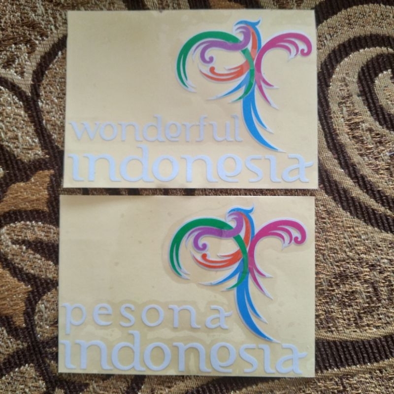 Jual Sticker PESONA INDONESIA WONDERFUL INDONESIA | Shopee Indonesia
