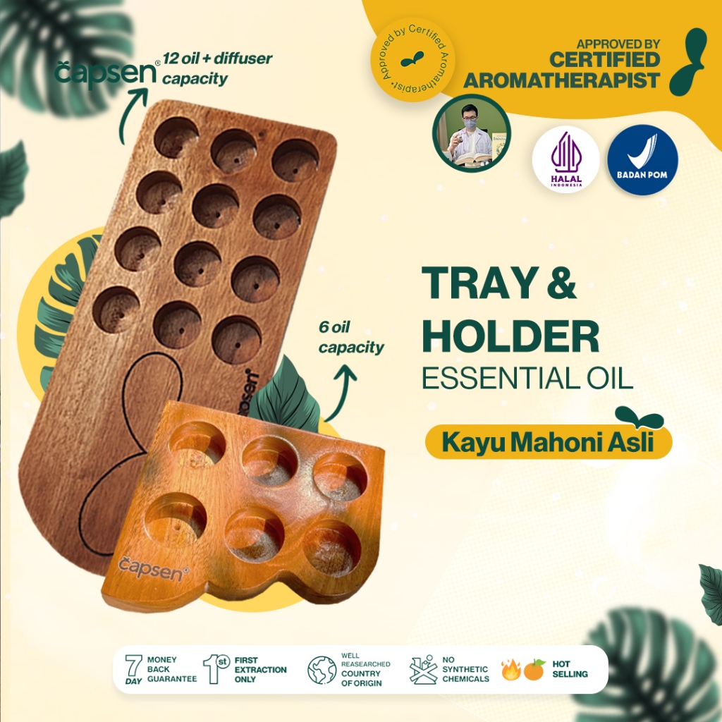 Jual CAPSEN Essential Oil Rak Holder Aromatherapy Diffuser Display Rak ...