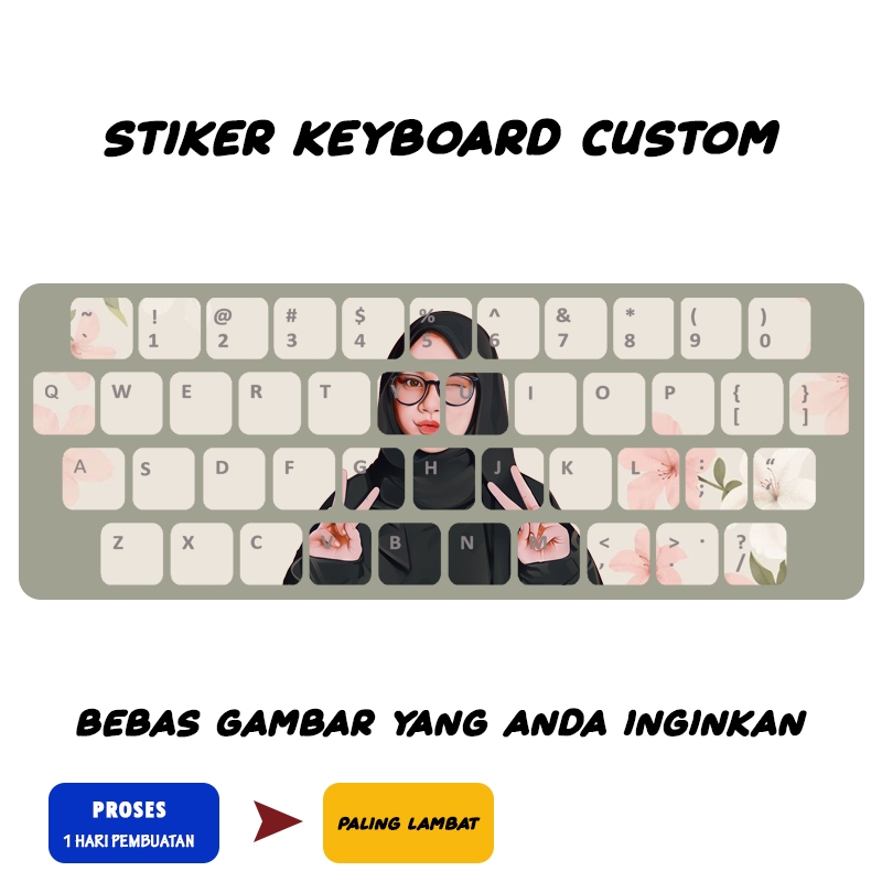 Jual Stiker Keyboard English Custom Laptop | Shopee Indonesia