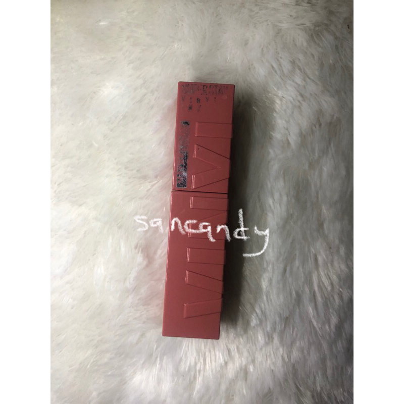 Jual preloved Maybelline Superstay Vinyl Ink (15 peachy) | Shopee Indonesia