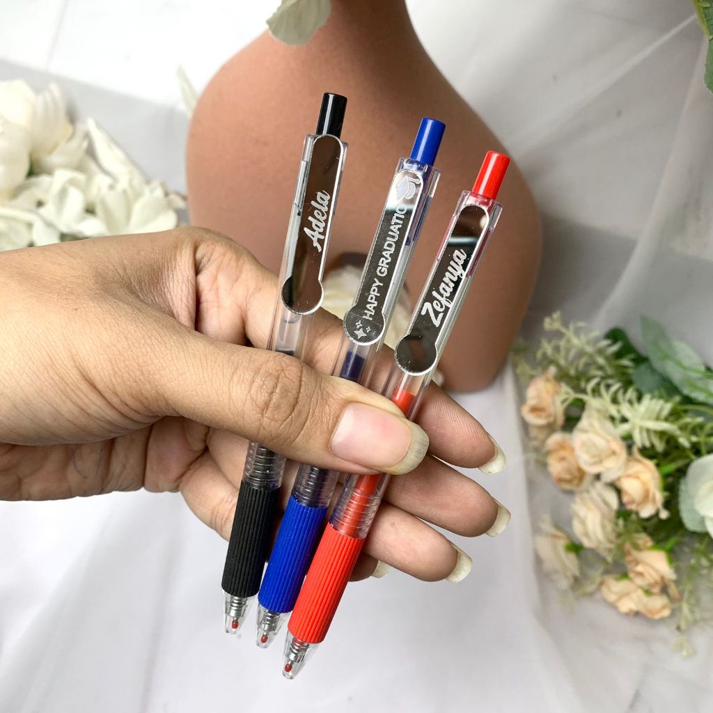 Jual [Custom] pulpen pena Custom Nama Grafir Laser | FREE Custom Nama ...