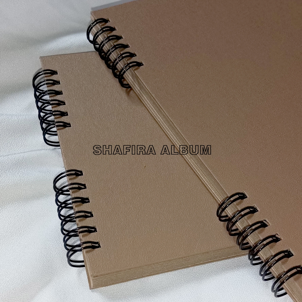 Jual Scrapbook A5 Aesthetic Album Foto Mini Hardcover Ring Hitam Isi 20 ...