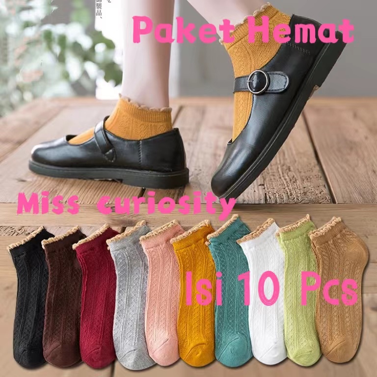 Jual Miss curiosity Paket Hemat isi 10pcs Kaos Kaki Atas Mata Kaki ... Jual Miss curiosity Paket Hemat isi 10pcs Kaos Kaki Atas Mata Kaki ...